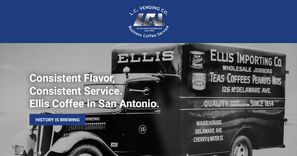 Ellis Coffee Products in San Antonio | LC Vending